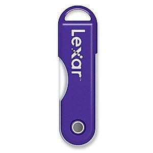 Lexar JumpDrive TwistTurn 16GB USB 2.0 Flash Drive LJDTT16GABNL (Black/Silver)