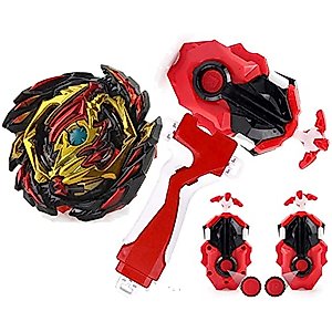 Bay Blades for 8-12 B-184 Launcher Set Gaming Top Toys B-145 DX Starter Venom Diabolos.Vn.B Bey Battling Tops Burst Left and Right Launcher Grip Play Blade Blades for Boys 6-8 Festival Gift