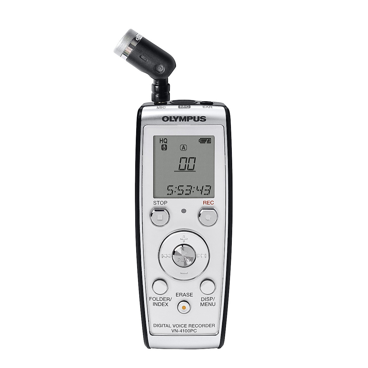 VN-4100PC Digital Voice Recorder, PC-Linked, 256MB Built-In Memory (141927)