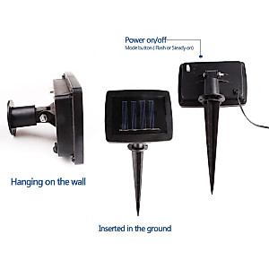 Solar String Lights Outdoor Led Fairy Lights Solar Fairy String Light for Garden Fence Home Christmas Tree Party Plaza 50 Led White