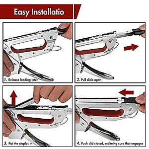 Arrow JT27 Light Duty Staple Gun Kit, Thin Wire Stapler with 2000 Pieces JT21 3/8" Staples, Lightweight Chromed-Steel Housing
