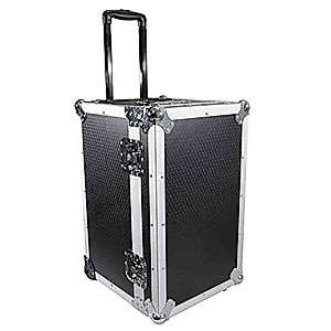 ProX T-UTIHWMK2 Rolling Utility Case W/Retractable Handle and Low-Profile Recessed Wheels 17x24.5x15" Exterior For Cabales/100 LP Vinyl Records