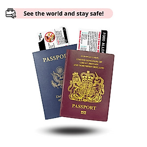 Nut Allergy Card - Plastic Tree Nut Allergy Restaurant Card - Equal Eats (French)