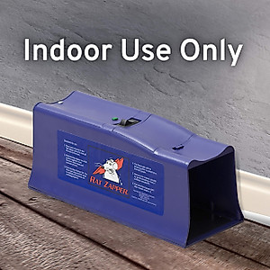 Rat Zapper Classic RZC001-4 Indoor Electronic Mouse and Rat Trap - 1 Electric Trap