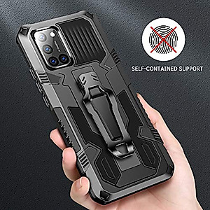 Grandcaser Case for Oppo Reno2 Z Ultra-Thin PC+TPU Luxury Shockproof Back Cover Armor Bumper Bracket Anti Fall Protective Cover for Oppo Reno2 Z/F 6.53" -Grey