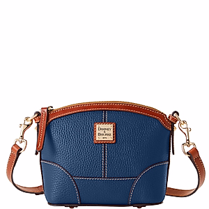 Dooney & Bourke Handbag, Pebble Grain Mini Domed Crossbody - Jeans