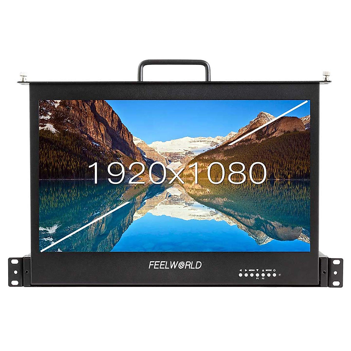 FEELWORLD SC173-HSD 17.3 Inch Pullout Rackmount Monitor 1RU Full HD 3G-SDI/HDMI 1920x1080 (3G-SDI/HDMI)