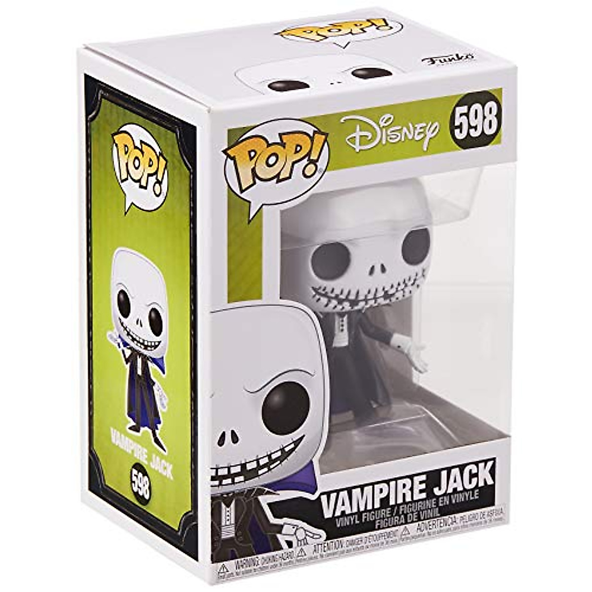 Funko Pop! Disney: Nightmare Before Christmas - Vampire Jack, Multicolor, us one-Size
