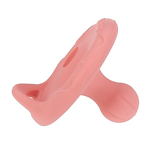 Nuby 2 Piece 100% Silicone Natural Cherry Shape Pacifiers, 0-6 Months, Blue/Green or Pink/Purple