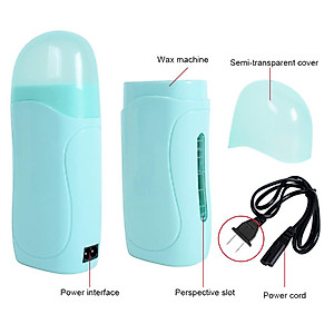 wax heater,Portable Wax Warmer for Hair Removal, 40W Depilatory Wax Heater Roller Wax Heater Hand Foot Elbow Arm Leg Armpit Waxing Hair Removal Machine for Salon and Household Use (US Plug)