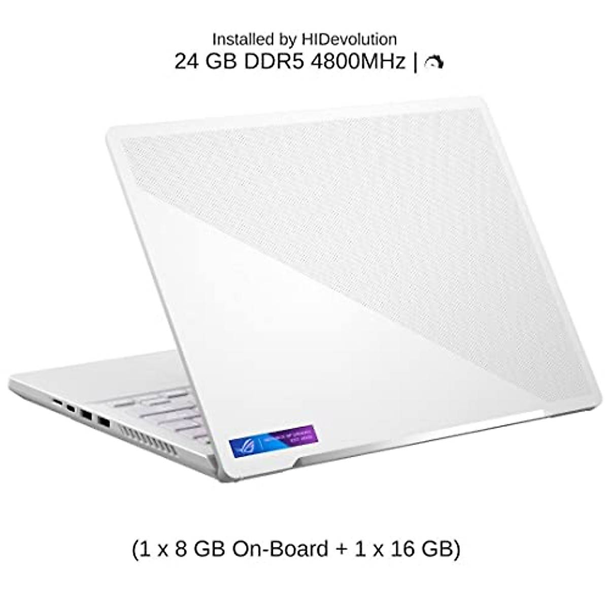 HIDevolution [2022] ASUS ROG Zephyrus G14 Advantage Edition GA402RJ 14" WQXGA 120Hz, 3.3 GHz Ryzen 9 6900HS, Radeon RX 6700S, 24 GB 4800MHz RAM, 1 TB PCIe SSD