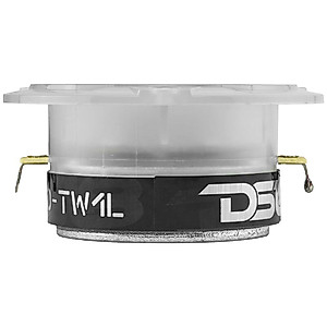 DS18 PRO-TW1L 3.8" RGB Aluminum Super Bullet Tweeter - 1" Voice Coil, Polycarbonate Body and Bullet, 400W Max, 200W RMS, 4 Ohms, Built in Crossover - PRO Tweeters are The Best - 2 Speakers