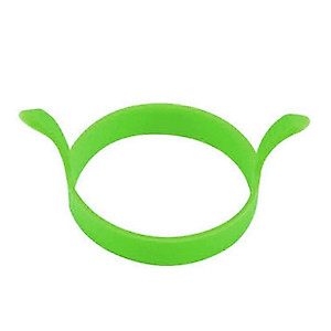 Yuly Nonstick Food Grade Silicone Egg Maker Pancake Rings Dishwasher Safe Gift For Cooking Lover Durable Silicone Egg Mold, orange