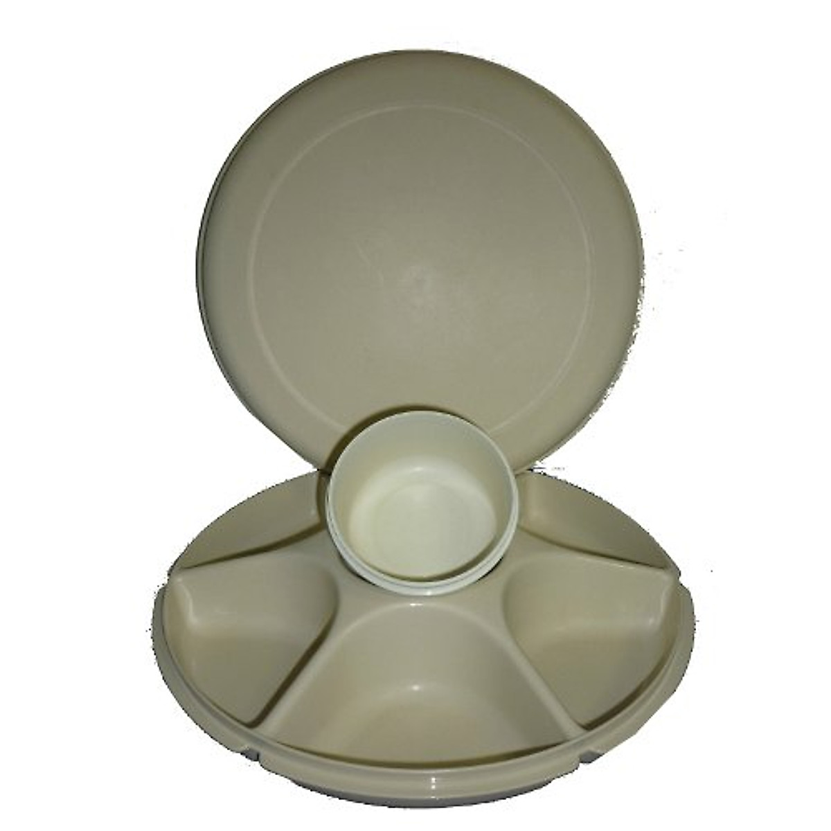 Tupperware Large Serving Center Set - Chip & Dip Serving Tray