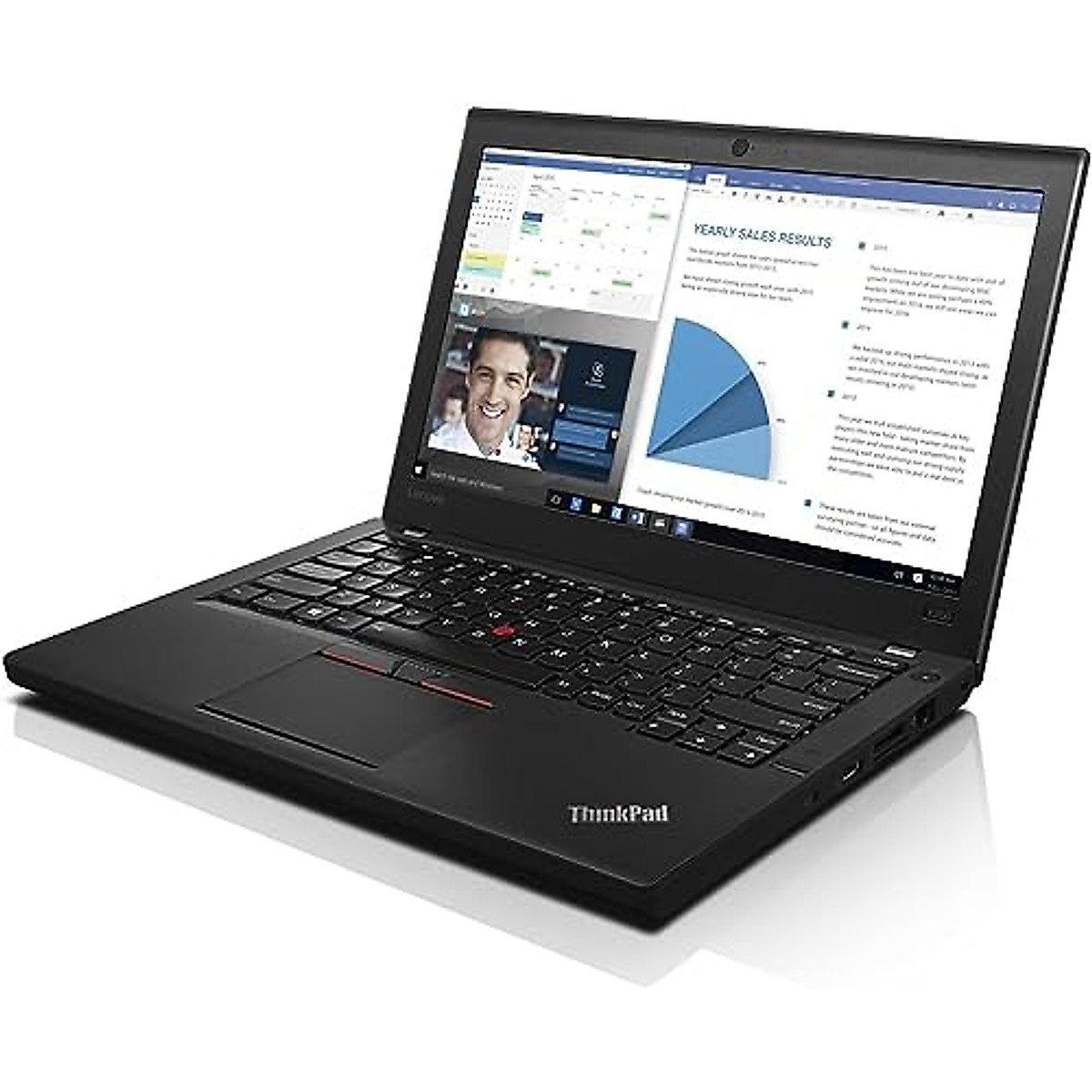 Lenovo Thinkpad X260 Laptop Intel Core i5 2.40 GHz 8GB Ram 256GB SSD Windows 10 Pro (Renewed)