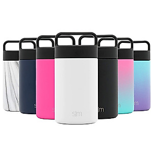 Simple Modern Food Jar Thermos for Hot Food | Reusable Stainless Steel Vacuum Insulated Leak Proof Lunch Storage for Smoothie Bowl, Soup, Oatmeal | Provision Collection | 16oz | Winter White