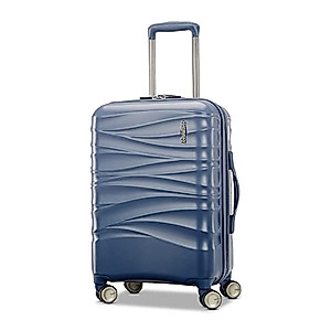 AMERICAN TOURISTER Cascade Hardside Expandable Luggage Wheels, Slate Blue, 20-Inch Spinner