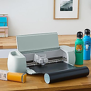 Cricut Explore 3 Machine Bundle Weeder Tool Kit XL Scraper Transfer Tape Smart Vinyl Permanent Black & White 2X Faster DIY Matless Cutting Compatible with iOS Android Windows & Mac Bluetooth