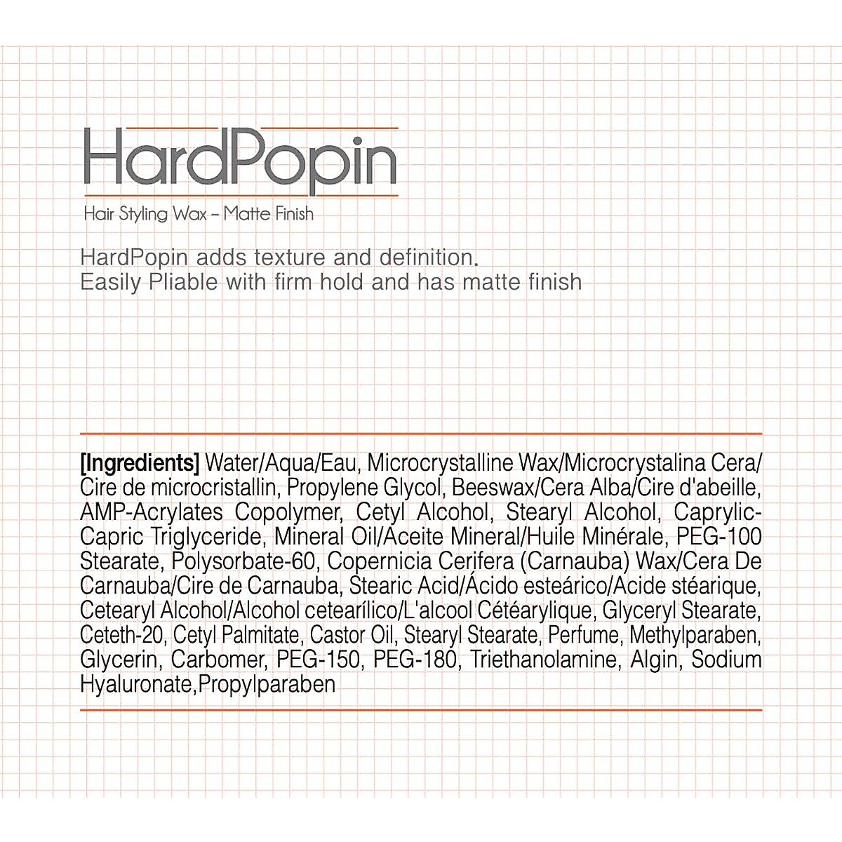 ATS Stylemuse Hard Popin Hair Styling Wax - Men and Women Matte Molding Cream Firm Hold 100 gram 3.53 ounce