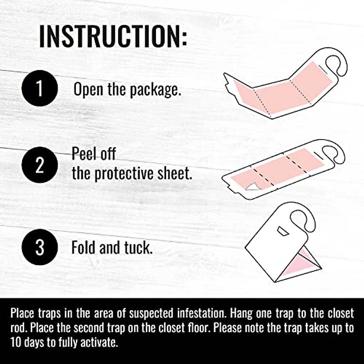 Clothing Clothes Moth Traps - 20 Pack, Sticky Glue Bug Repellent with Pheromone Attractor for Closets Wardrobes Carpet Cabinet Drawers, Safe, Non-Toxic for Indoor