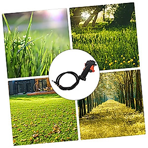 Yardwe 2pcs Lawn Mower Lawn Mower Lever Control The Throttle Control Throttle Trigger Cable Mower Parts Handle Trigger line Plastic Accelerator