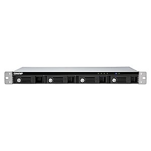 QNAP TR-004U 1U 4 Bay Hard Drive Enclosure Direct Attached Storage (Das) with Hardware RAID USB 3.0 Type-C
