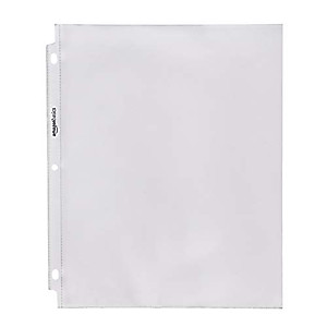 Amazon Basics Sheet Protector - Non-Glare, 100-Pack