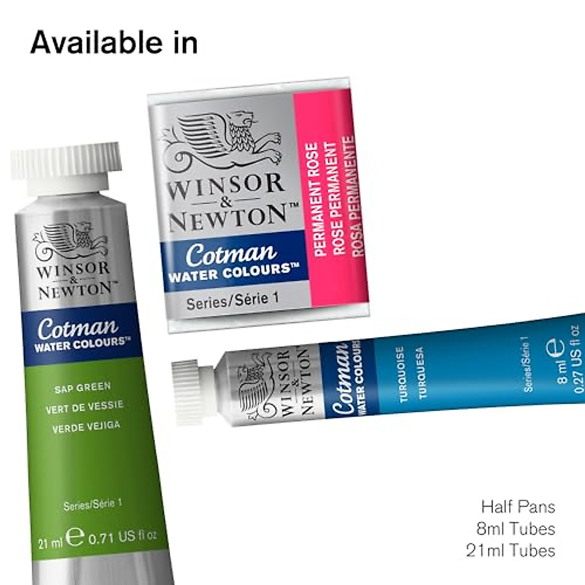 Winsor & Newton Cotman Watercolor Paint, 21ml (0.71-oz) Tube, Cadmium Red Deep Hue