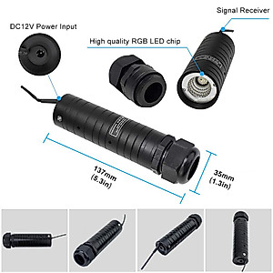 AMKI 6W RGBW Fiber Optic Curtain Light Kit, Bluetooth Waterfall Curtain Light for Window Kid Children Sensory Room Home Decoration with Flash Point Fiber Optic Cables 200strands 0.03in/0.75mm 6.5ft/2m