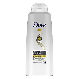 Dove Shampoo for Oily Hair Clarify & Hydrate With Charcoal to Purify Hair and Remove Build-up Without Stripping Hair 20.4 oz