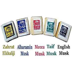 6 Scents Musk Jamid Natural Fragrance Solid Islamic Arabic Perfume Alcohol Free