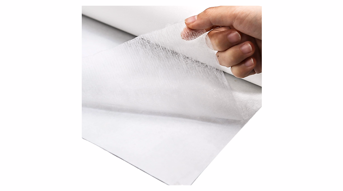 PLANTIONAL Light Weight Fusible Bonding Web:11.8 inch x 10 Yards Fusible Webbing for Fabric ...