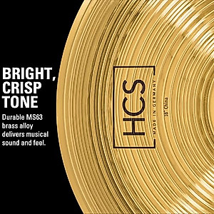 Meinl 18” China Cymbal – HCS Traditional Finish Brass for Drum Set, Made In Germany, 2-YEAR WARRANTY (HCS18CH)