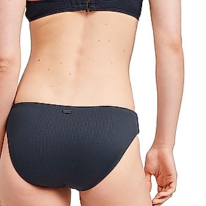 Roxy womens Ribbed Love the Comber Bikini Bottoms, Anthracite 223, Medium US