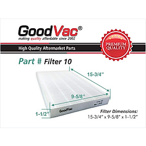 GOODVAC Replacement HEPA Filter to fit Sharp FZ-C100HFU KC-850U