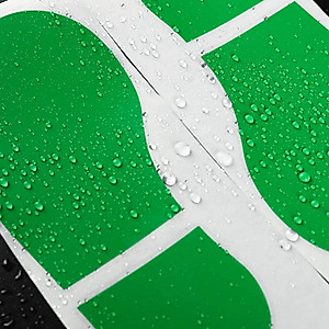 60 Pairs Kids Shoes Decals Footprint Stickers Decals Floor Wall Stairs for Christmas Decor Class, Dance Studio, Floor Stickers Party Decoration Celebrate St. Patrick's Day