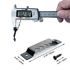 Heavy Duty Sawtooth Picture Hangers Supports 50 lbs, 50 Pack Heavy Sawtooth Hangers with Screws, Picture Hanging Solutions for Hanging Canvas Photos Frame Clock Paintings Artwork