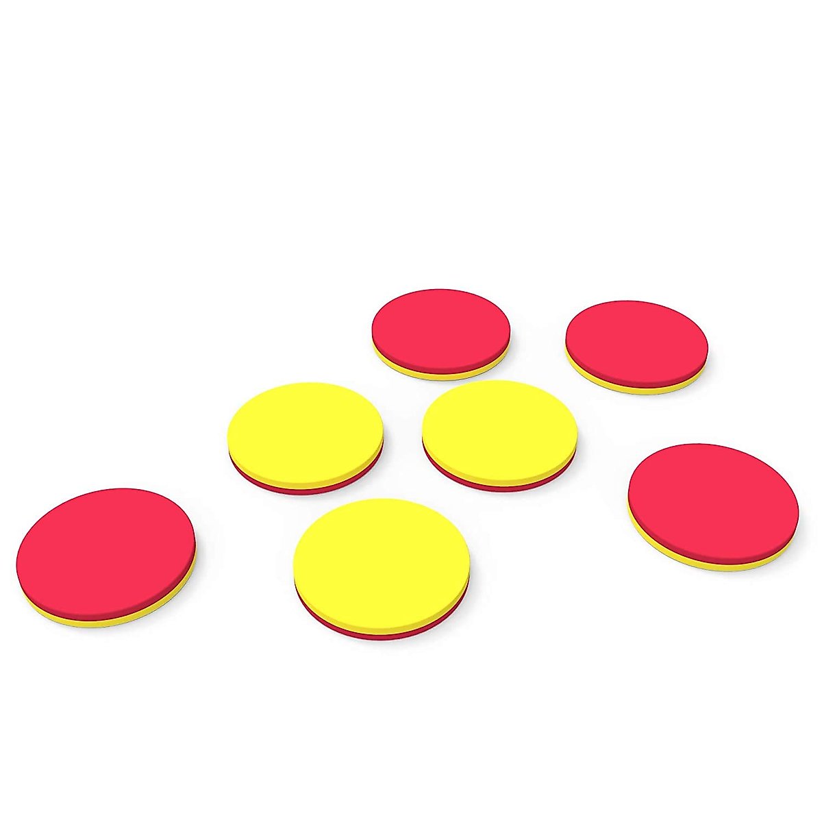 hand2mind Plastic Two-Color Counters, Red and Yellow Counters, Counting Manipulatvies, Math Counters for Kids, Counting Chips, Math Manipulatives, Bingo Chips, Counters for Kids Math (Set of 1000)