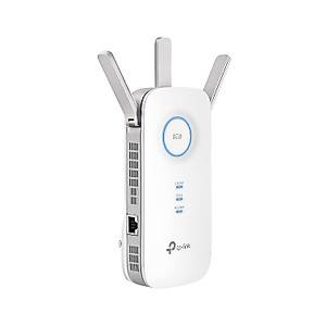 TP-Link AC1900 WiFi Extender (RE550), Covers Up to 2800 Sq.ft and 35 Devices, 1900Mbps Dual Band Wireless Repeater, Internet Booster, Gigabit Ethernet Port