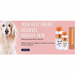 Classic's Lime Sulfur Dip (8 oz - Extra Strength Formula - Safe Solution for Dog, Cat, Puppy, Kitten, Horse