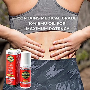 Hemp Oil 2-Pack Uncle Bud's Topical Roll On Pain Reliever, Hemp Oil for Pain Reduction, Stress Support, Achy Muscle Relief, Fast Acting, Anti Inflammatory