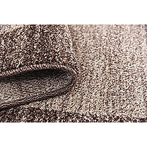 Unique Loom Del Mar Collection Area Rug - Abigail (3' 3" x 5' 3" Rectangle, Light Brown/ Beige)