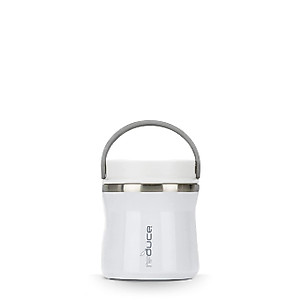 Reduce Insulated Food Container, 18 oz - 6 Hours Hot, 20 Hours Cold - These To-Go Thermal Food Containers are Perfect for On The Go Meals and Snacks - Leak-Proof and Dishwasher Safe - White