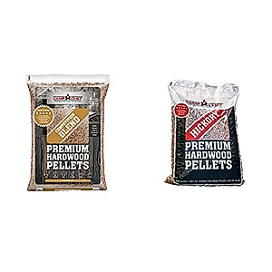 Camp Chef Competition Blend BBQ Pellets, Hardwood Pellets for Grill, Smoke, Bake, Roast, Braise and BBQ, 20 lb. Bag & Hickory BBQ Pellets