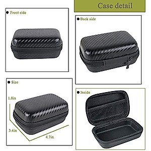 CARESHINE Portable Dental Headlight， Black LED Head Lamp for Surgical Medical Binocular Loupes with Protection Case