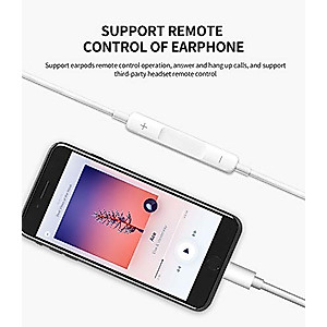 Headphone Adapter Lightning to Audio Jack and Charger Extender Earphone Charging Splitter Compatible with iPhone 11 12Mini pro max xs xr x se2 7 8plus for ipad air Cable Converter Apple MFI Certified