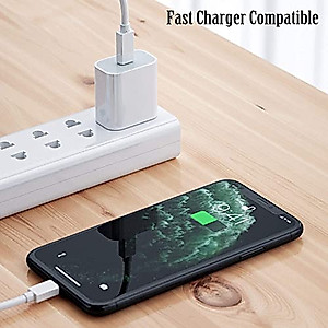 [3-Pack] USB C Fast Wall Charger Block, 20W Dual Port QC+PD 3.0 Power Adapter, Fast Charging Plug Box Brick Cube for iPhone11/12/13/14/Pro Max, XS/XR/X, iPad Pro, AirPods Pro, Samsung Galaxy and More