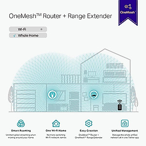 TP-Link RE315 AC1200 Dual-Band Wireless Mesh Wi-Fi Range Extender - Certified Refurbished