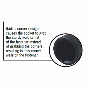 SUNEX TOOLS 260d 1/2-Inch Drive 1-7/8-Inch Deep Impact Socket