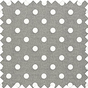 Hobby Gift Exclusive Knitting Pin Storage Case, Crochet Hook Case, Knitting Accessories, Pencil Case 12 x 41 x 7.5cm, Polka Dot Grey